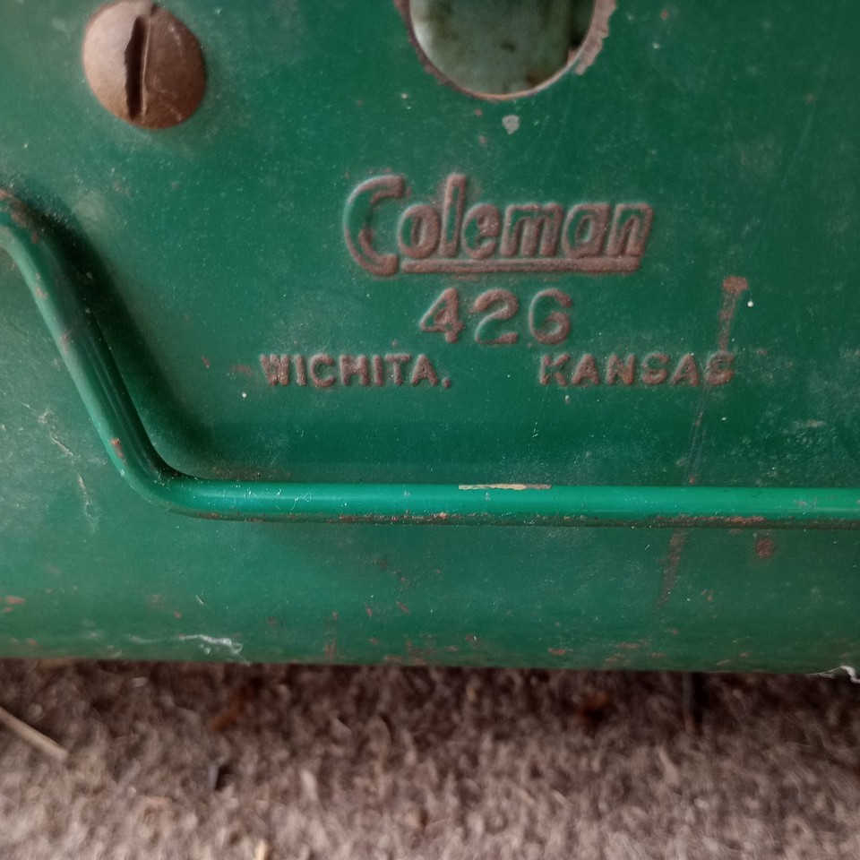 Vintage Rare Coleman 426 3-Burner Camping Stove Wichita w Regulated ...