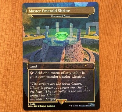 Master Emerald Shrine, R 7030, NM Foil, MTG Sonic Secret Lair Drop ...