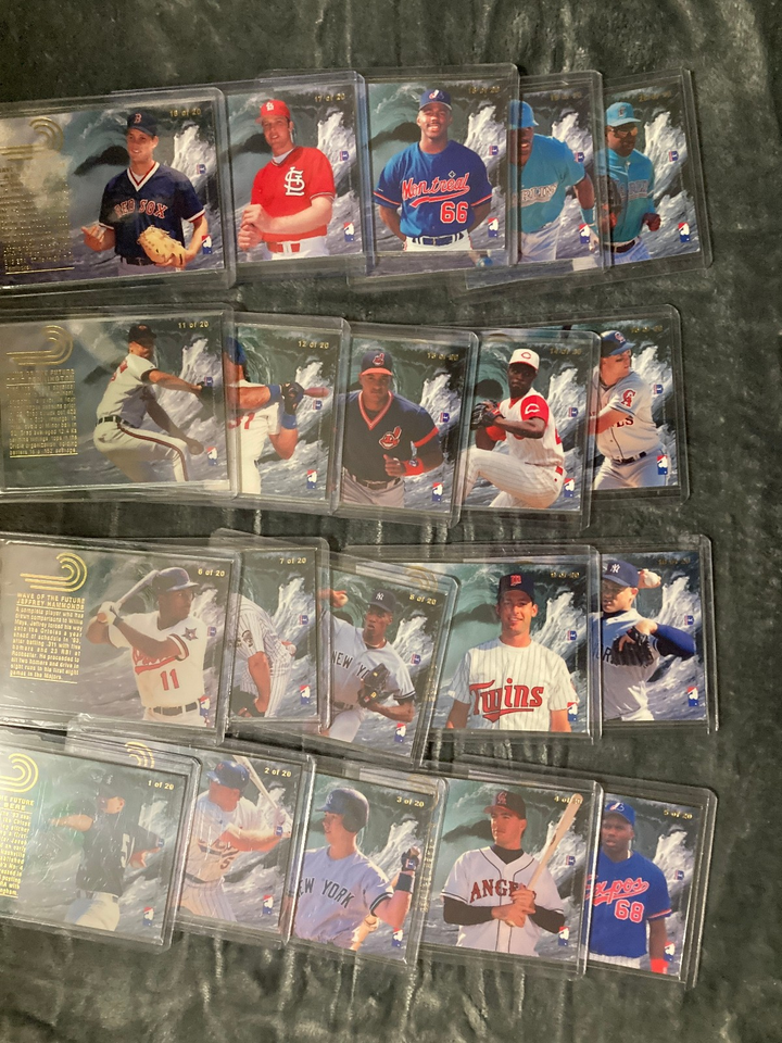 1993 Fleer Flair Wave Of The Future Complete Set/20 PACK FRESH stored ...