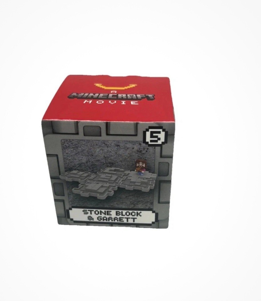 2025 McDonald’s A Minecraft Movie Happy Meal Toy #5 Stone Block ...