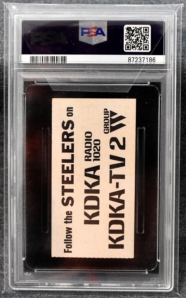 1969 Steelers Chuck Noll & Joe Greene rookies ticket stub (PIT 3 sacks ...