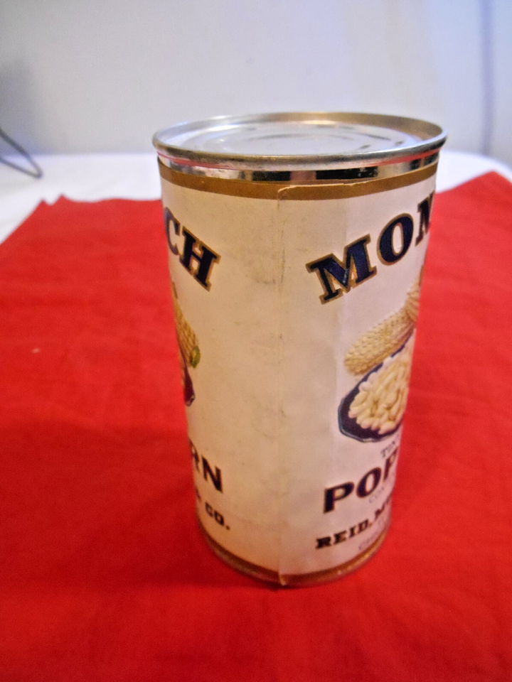 Vintage Monarch POP CORN Tin Can Popping Corn Sealed Full Unopened | eBay