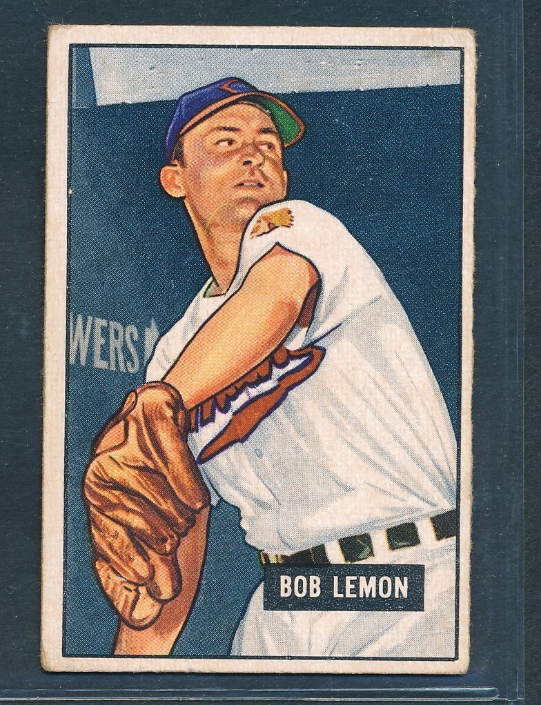 1951 Bowman #53: BOB LEMON Cleveland Indians HOF ~ VG-EX | eBay