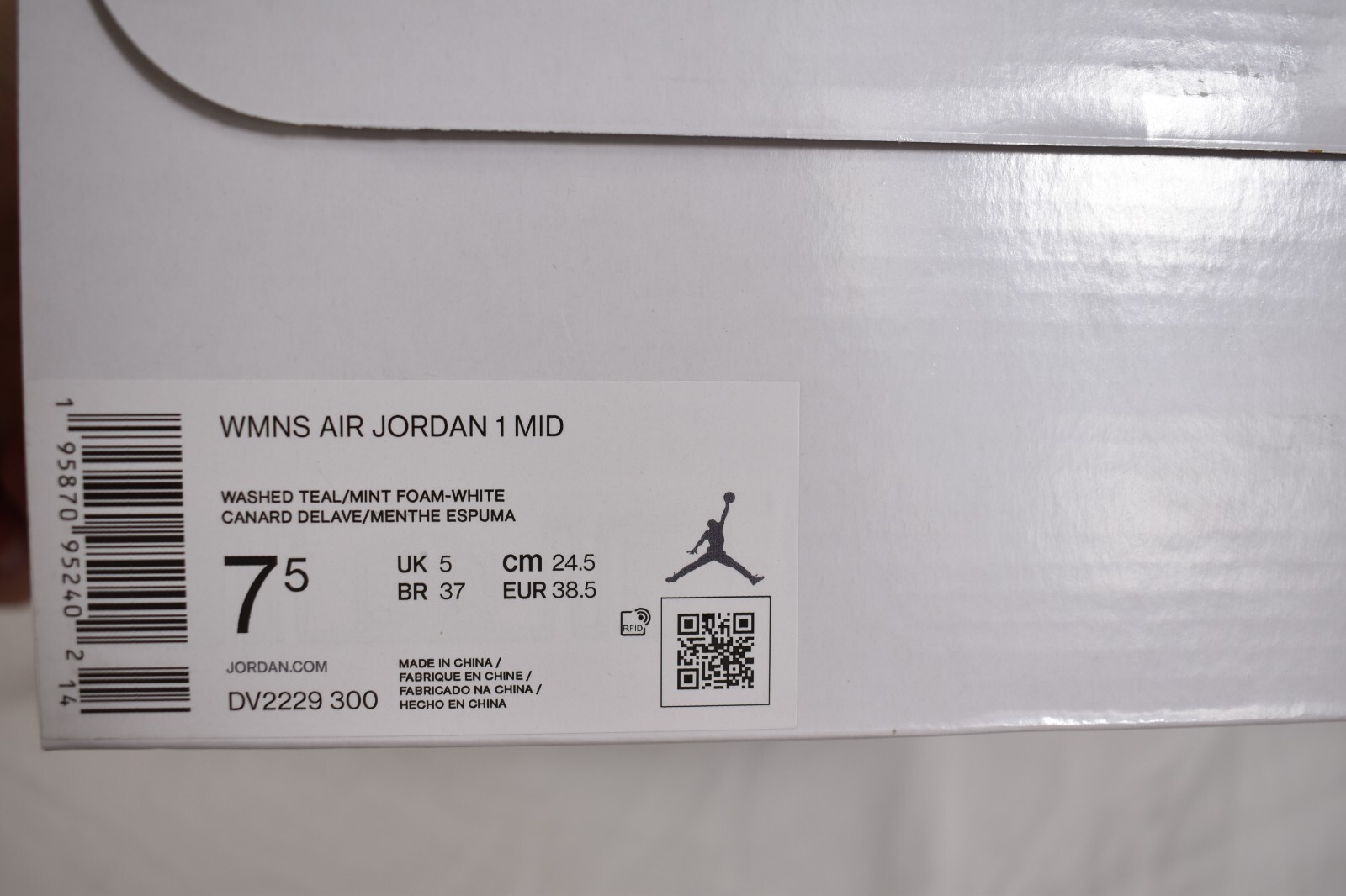 Air Jordan 1 Mid Washed Teal DV2229-300 Women Sizes | eBay