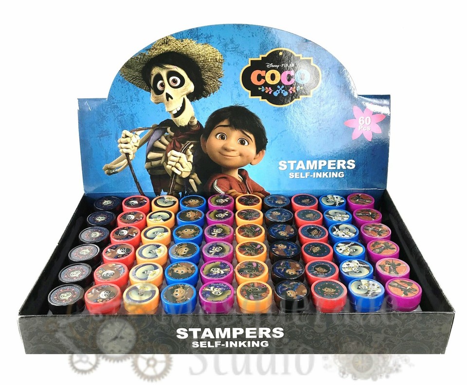 Disney Marvel DC Nickelodeon Self Inking Stamps for Kids 60pc Stampers ...