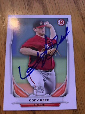 Cody Reed 2014 Arizona Diamondbacks Signed Team Card | eBay