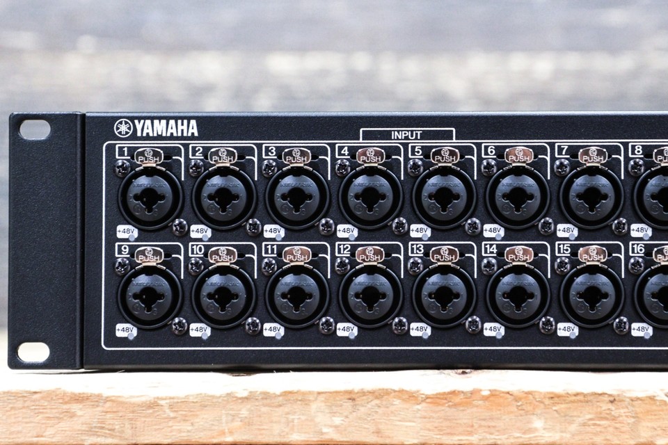 Yamaha Tio1608-D2 Audio Interface 16 mic/line Inputs Dante Stagebox I/O ...