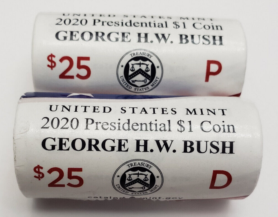 2020 P & D George H.W. Bush Presidential Dollars *BU - UNCIRCULATED ...