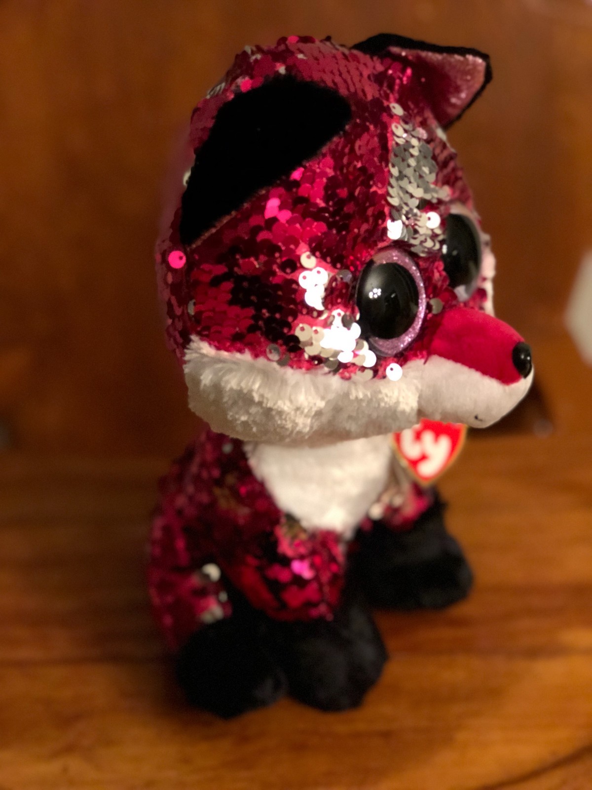 Ty Beanie Boos Flippables Fox JEWEL new With Tags. In hand free ...