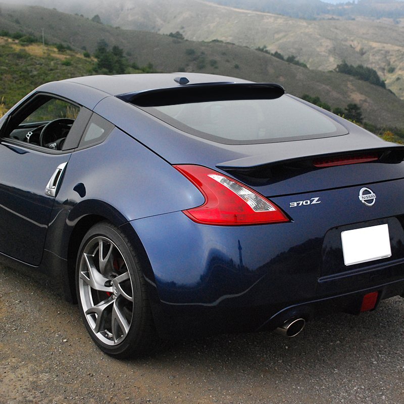 Smoke Acrylic Rear Window Roof Visor Spoiler For 2009-2020 Nissan 370Z ...