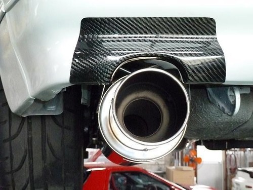 89-92 MAZDA RX-7 RX7 FC REAR EXHAUST CARBON FIBER HEAT SHIEID COVER ...