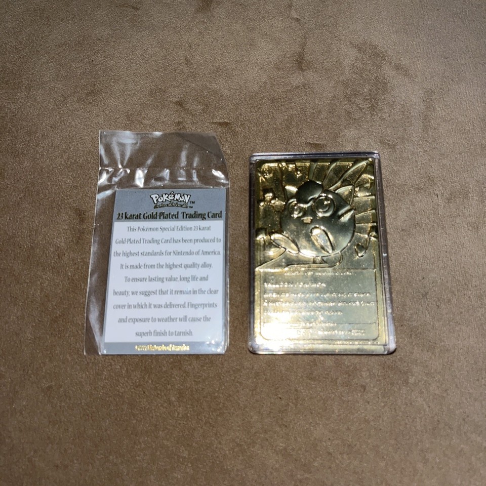 pokemon burger king gold card jigglypuff | eBay