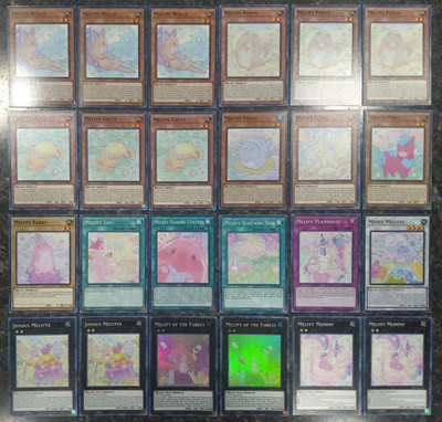 Yugioh Melffy Deck Catty Rabby Puppy Pony Fenny Pinny Wally Joyous Cute ...