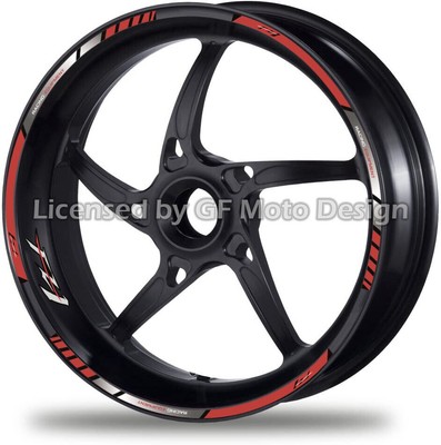 Yamaha Fazer FZ1 Motorcycle Bike Wheel Decals Rim Stickers Set Stripes ...