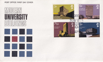1971 Universities Leicester special FDI postmark unaddressed Post ...