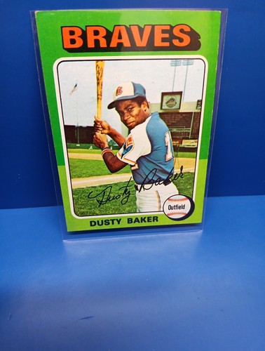 1975 Topps - #33 Dusty Baker 2 Initials ON BACK Of Card | eBay