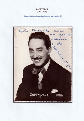 AUTOGRAPHE DE ZAPPY MAX | eBay