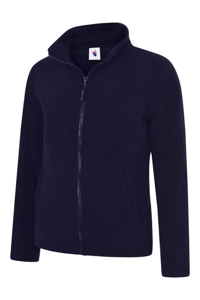 Uneek Womens Classic Full Zip Up Micro Fleece Jacket Casual Outdoor ...