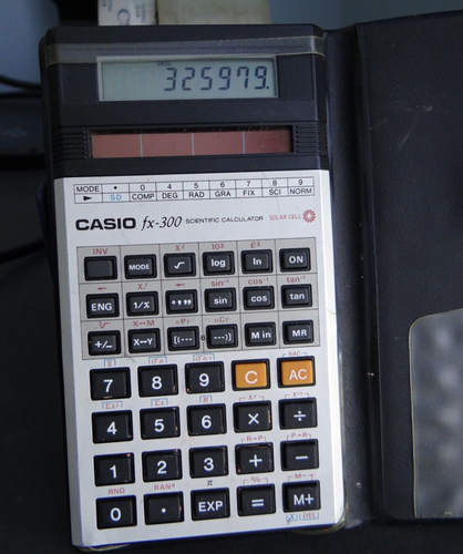 Casio FX-300 Scientific Calculator Pocket Calculator LCD Solar Cell ...