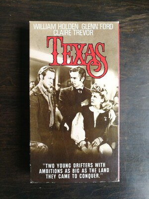 TEXAS (VHS) WILLIAM HOLDEN, GLENN FORD | eBay