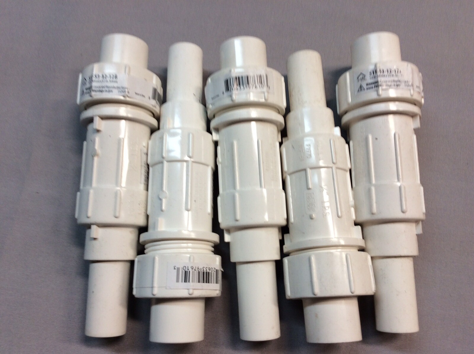Lot Of 5 PVC Schedule 40 Slip 1/2” EXPANSION COUPLING Solvent Weld | eBay