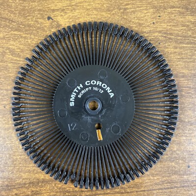 Typewriters & Word Processors - Typewriter Daisy Wheel Font