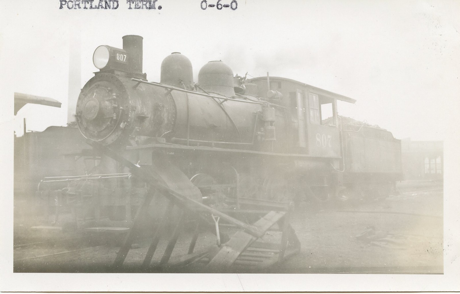 5J887 RP 1936 PORTLAND TERMINAL RAILROAD LOCO #807 PORTLAND ME | eBay