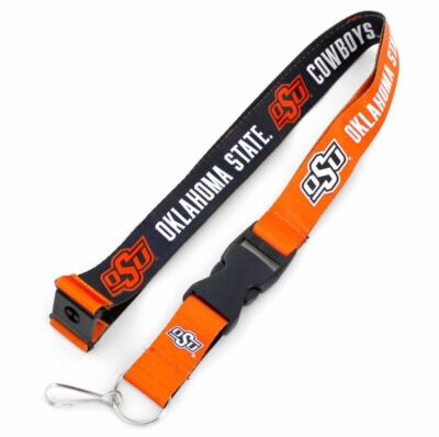 OKLAHOMA STATE (OSU) - REVERSIBLE LANYARD - BRAND NEW NCAA - CCP-LN-162 ...