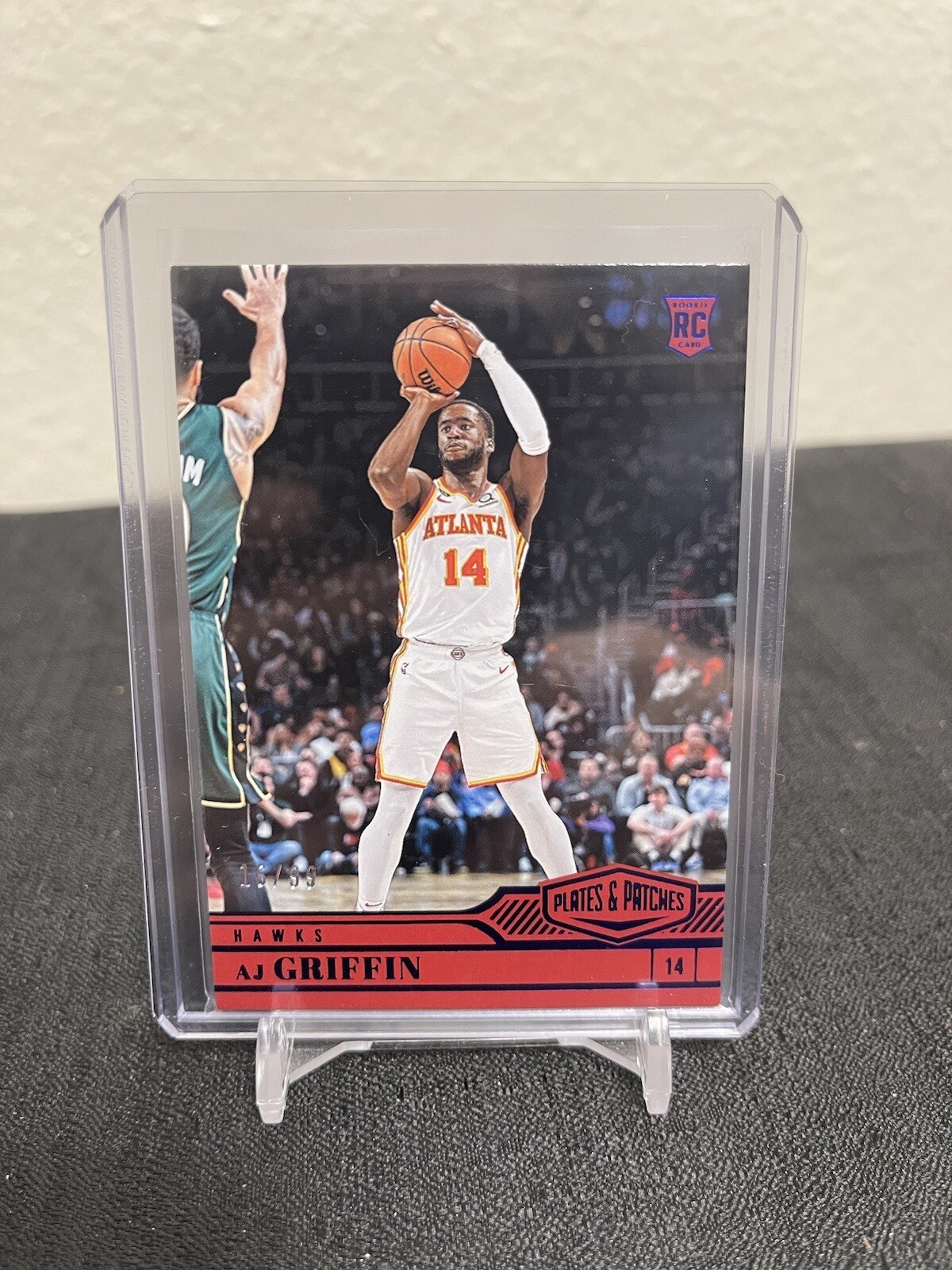 2022 Plates & Patches #315 AJ Griffin Blue Rookie 16/99! Hawks! | eBay