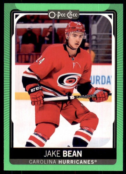 2021-22 O-Pee-Chee - Neon Green Border #322 Jake Bean /50 for sale ...