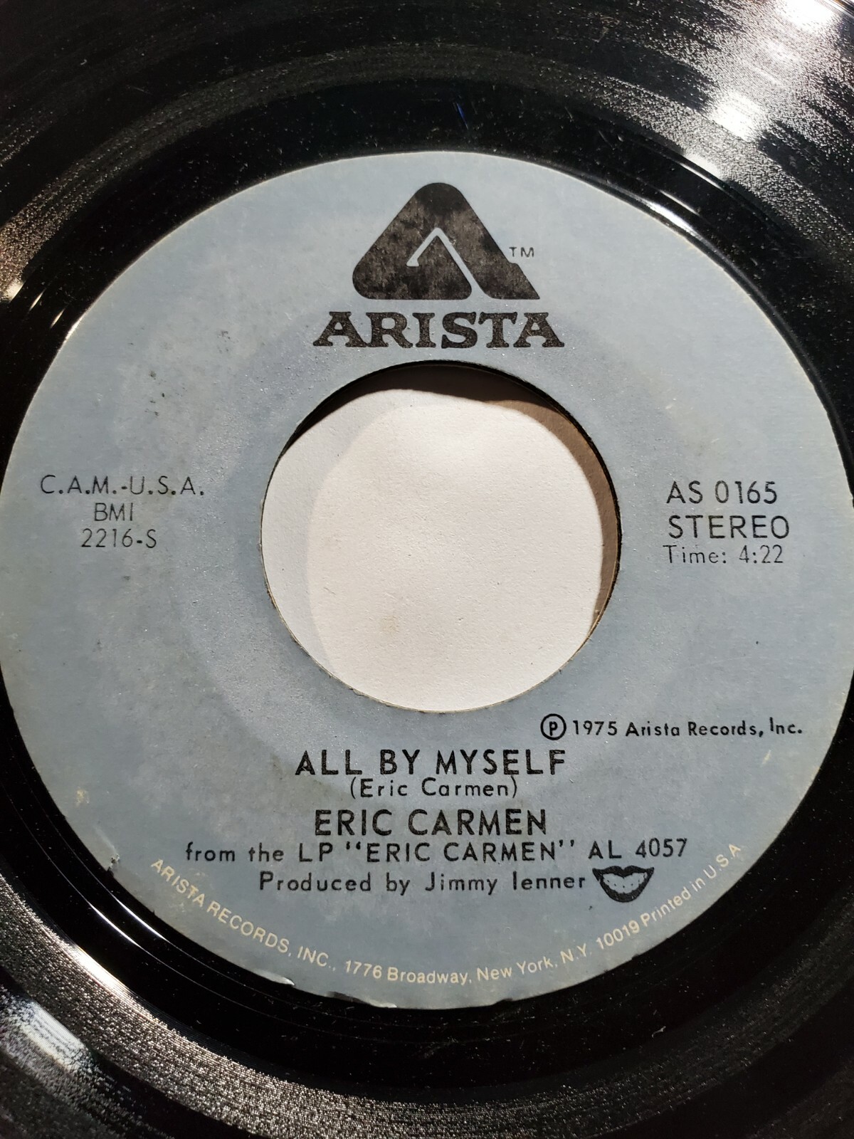 Eric Carmen - All By Myself / Everythng - Arista VG F56 | eBay