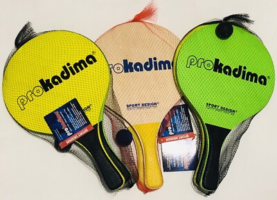 Original Pro Kadima Paddleball Beach Set PaddleBall Brand New Fun ...