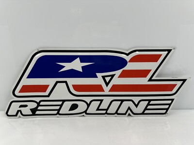 Vintage 1990’s Redline BMX Shop Dealer Sign 24”x9” White HTF | eBay