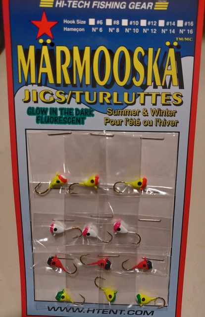 12 HT Marmooska Ice Fishing Jig #12 Bright Colors 12cd Mj-12b for sale ...