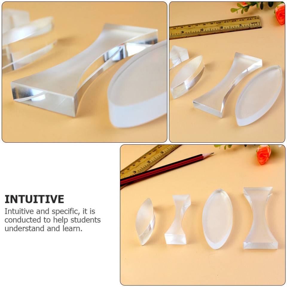 2 Pcs Physical Teaching Equipment Optical Lens Liners Lights Banquet | eBay