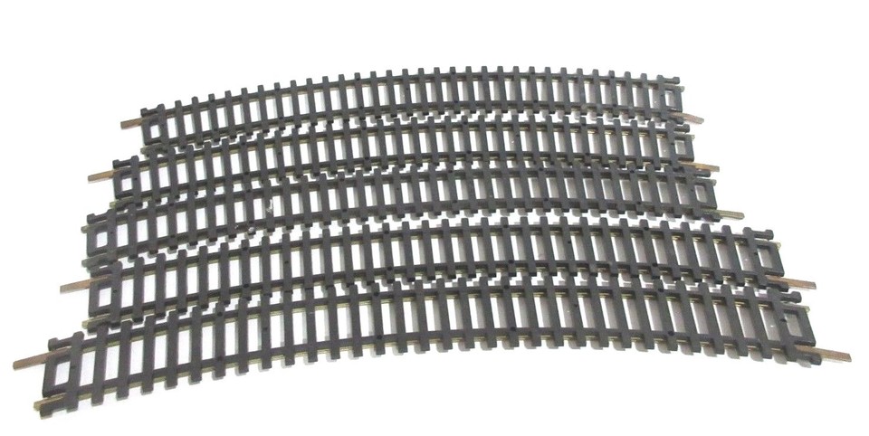 BACHMANN TRAINS HO SCALE ( 5 pieces 18" RADIUS CURVED TRACK ) | eBay