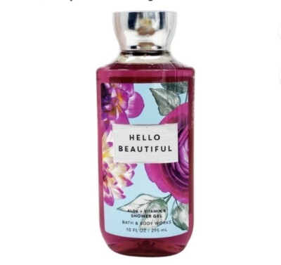 Bath & Body Works HELLO BEAUTIFUL Shower Gel Body Wash 10oz NEW SEALED ...