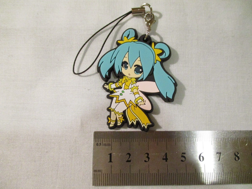 "Vocaloid" Fairy Hatsune Miku, rubber key ring, combined shipping ...