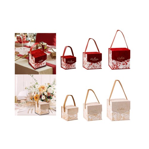 Handheld Gift Box Wedding Candy Box for Party Favor Anniversary ...
