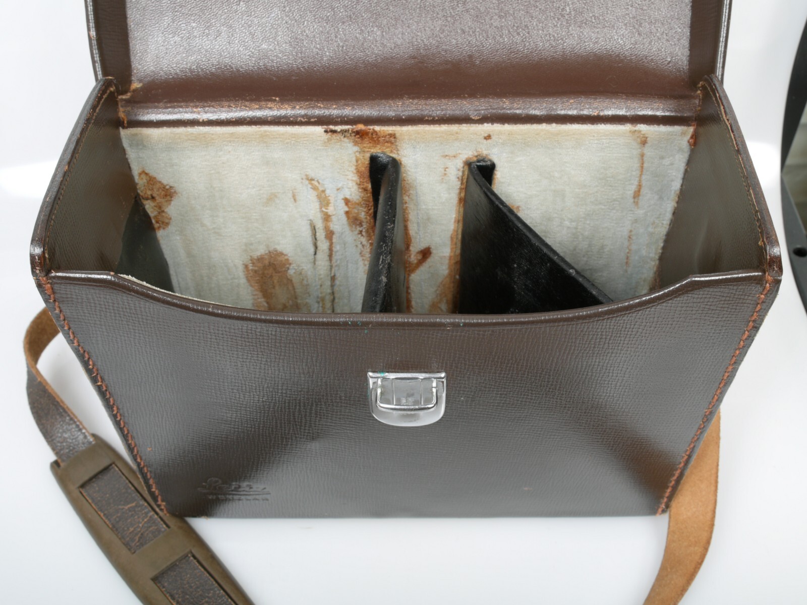 Leitz Leica M olivebraune Hartledertasche Ledertasche Tasche komp ...