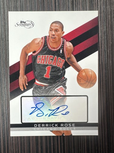 DERRICK ROSE 2008-09 TOPPS SIGNATURE AUTO RC #TSA-DR 022/649 BULLS ...