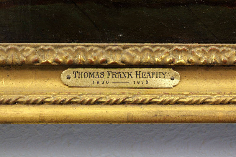 THOMAS FRANK HEAPHY "THE MUSIC LESSON" c. 1860 | ORIGINAL OIL/CANVAS ...