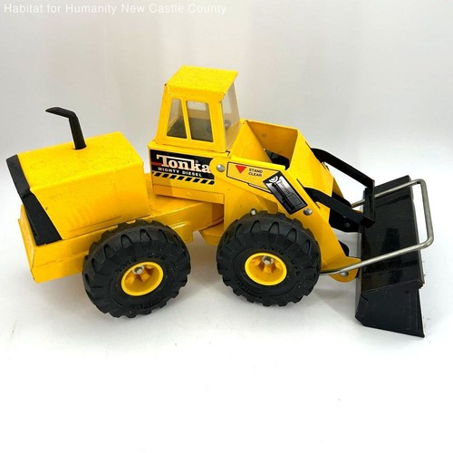 Tonka Mighty Diesel Diecast Front End Loader 21" | eBay