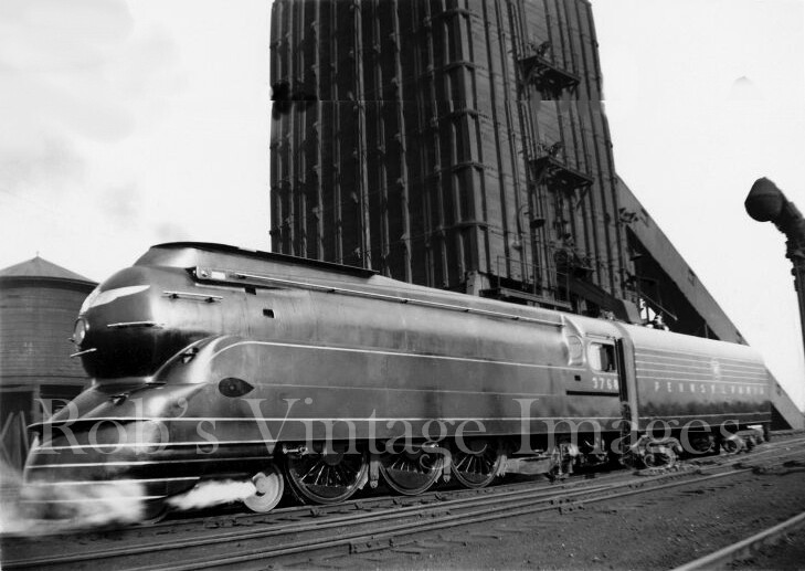 Pennsylvania Railroad Photo PRR 3768 Art Deco Steam Locomotive 4-6-2 ...