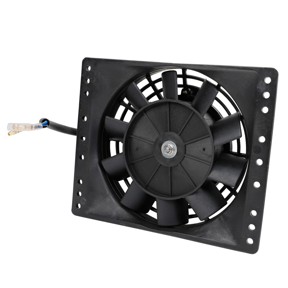 2PCS 6'' Slim Pull In Electric Cooling Fan 650CFM Radiator Mount Kit ...