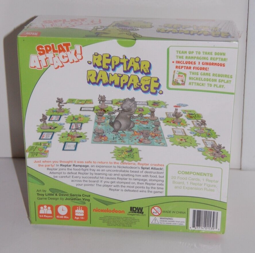 IDW Publishing IDW01539 Nickelodeon Splat Attack Reptar Rampage Board ...