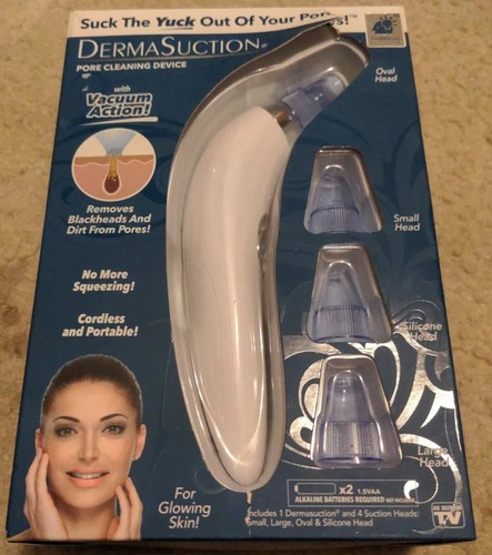 BulbHead DermaSuction Derma Suction Pore Cleaning Device W/ Vacuum ...