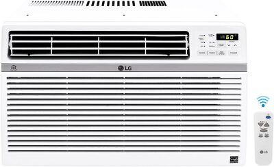 LG 10K BTU 450 sq. ft. Smart Wi-Fi Enabled Window Air Conditioner ...
