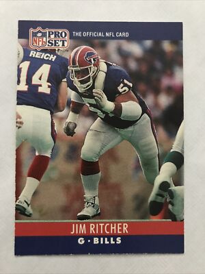 1990 Pro Set Football Card #45 Jim Ritcher RC | eBay