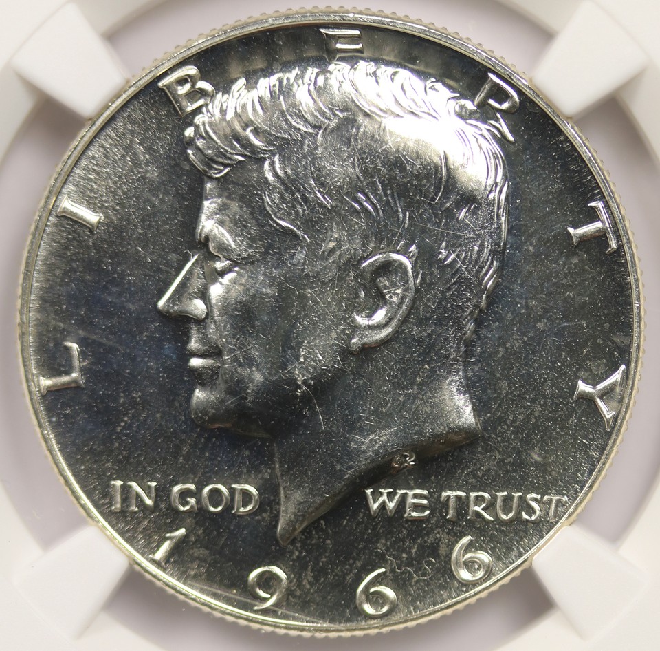 1966 SMS No "FG" Kennedy Half Dollar 50C MS 65 NGC | eBay